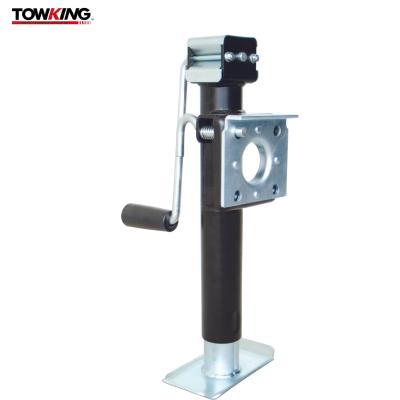 China Swivel Trailer Jack 5000 lbs Capacity 17-1/4 Lift Powder Coated Heavy Duty for sale