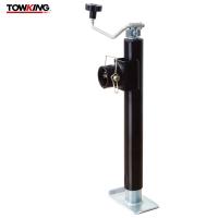 China Round Pipe Mount Swivel Trailer Jack 2000 Pound Trailer Jack Top Wind for sale