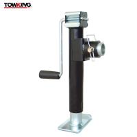 China Male Tubular Mount 5000lbs 10in Lift Agricultural Trailer Jack Top Wind Trailer Jack for sale