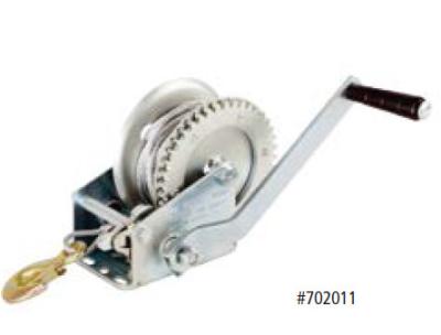 China TowKing 1000lbs 1 Speed Marine Trailer Winch Stainless Steel with Cable and Hook 4.1:1 Gear Ratio for sale