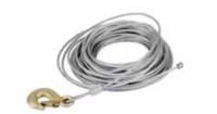 China Galvanized Steel Winch Cable 2000lbs Tensile Strength 20ft Length for Boat Lifting for sale