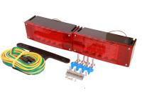 China DOT Certified 12V Submersible LED Boat Trailer Light Kit 25ft Wiring Harness for sale