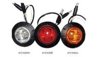 China 12V 3/4'' Round LED Trailer Marker Lights With Grommet for sale