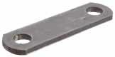 China ISO9001 2.625 Inch Trailer Leaf Spring Shackle Straps for Double Eye Suspension for sale