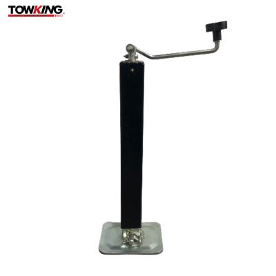 China Heavy Duty Swivel Trailer Jack 7000 Lbs Top Wind Square Drop Leg Foot for sale