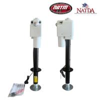 China 1.58 Ton A Frame 12V Power Trailer Jack for RV Caravan Camper 3500 lbs for sale