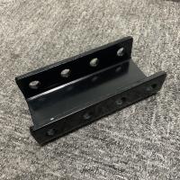 China Black Powder Coated Steel Lunette Eye Channel 4 Hole 3 Position 14000 lbs for sale
