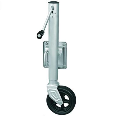 China 1500LBS Side Wind Marine Swivel Trailer Jack 10 Inch Lift 8 Inch Wheel Bolt Thru for sale