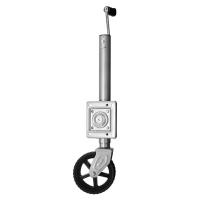 China 1500LBS 14 Inch Lift Bolt Thru Marine Swivel Trailer Jack 4x8 Inch Wheels for sale
