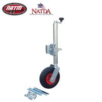 China 500lbs Boat Trailer Jack Side Mount Swivel Base Plate Screw with Top Handle 9 Inch Lift for sale