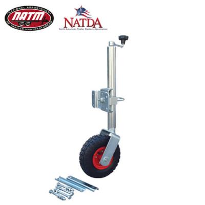 China 500lbs Boat Trailer Jack Side Mount Swivel Base Plate Screw with Top Handle 9 Inch Lift for sale