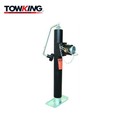 China 2000Lbs Capacity Swing Back Tube Mount Trailer Jack 15 Inch Lift Heavy Duty Steel for sale