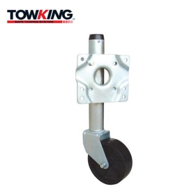 China Bolt On Retaining Ring Swivel Trailer Jack Stand 600 lbs Lift Capacity for sale