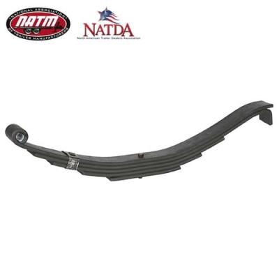 China 3000Lb Capacity 5 Leaf Trailer Spring 26-5/8 Inch Length 2 Inch Wide Nylon Bushing Slipper Spring for sale