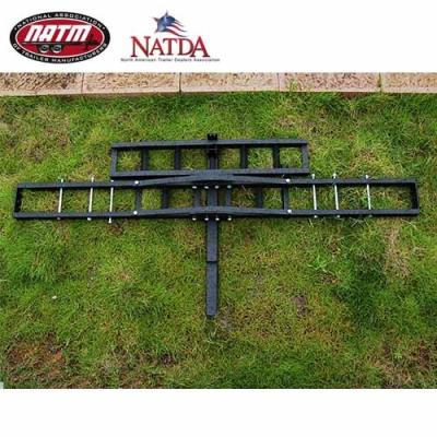 China 500lbs Steel Motorcycle Carrier Black Powder Coated for 2 Inch Hitches for sale