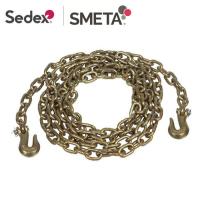 China Grade 70 Transport Trailer Hitch Chain 4700lbs Capacity 5/16in with Grab Hooks Alloy Steel for sale