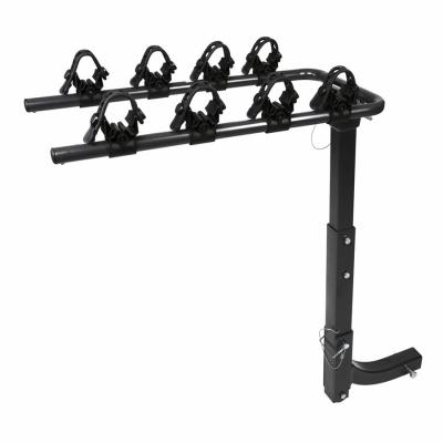 China Hitch Mounted Bicycle Carrier 4 Bike Capacity 50KGS Load Powder Coated for Cars Trucks SUVs for sale