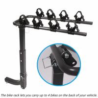 China Hitch Mounted Bicycle Carrier 4 Bike Capacity 50KGS Load Powder Coated for Cars Trucks SUVs for sale