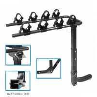 China Hitch Mounted Bicycle Carrier 4 Bike Capacity 50KGS Load Powder Coated for Cars Trucks SUVs for sale