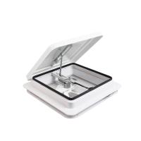 China 12V 6 Blade Manual Lift RV Vent 14x14 Inch Roof Fan for RV Trailer Accessories for sale