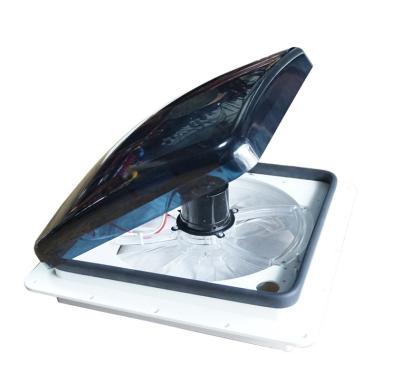 China 12V 14 Inch RV Roof Vent Fan 4A Slow Melted with Remote and Rain Sensor for sale