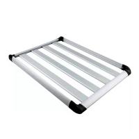 China 100KGS Load Car Rooftop Cargo Basket Aluminum Roof Rack Basket 130x90CM for sale
