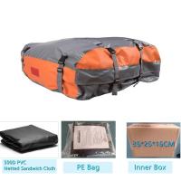 China Waterproof Rooftop Cargo Carrier 19 Cubic Feet 500D PVC Tarpaulin for SUV for sale