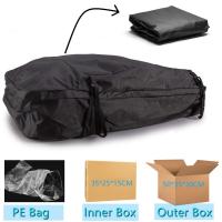 China 600D Oxford Fabric Car Rooftop Bag 13.6 Cubic Feet 4 Reinforced Straps Waterproof for sale