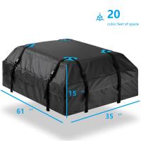 China TOWKING 20 Cubic Feet 500D Oxford Fabric Car Roof Cargo Carrier Anti Slip Mat 61x35x15 Inch for sale