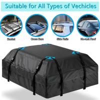 China TOWKING 20 Cubic Feet 500D Oxford Fabric Car Roof Cargo Carrier Anti Slip Mat 61x35x15 Inch for sale
