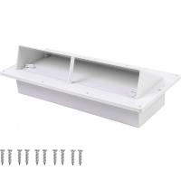 China RV Range Hood Exterior Wall Vent Cover 11.6x5.31in ABS Plastic for Camper Trailer for sale