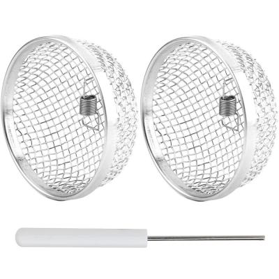China 2.8 Inch Stainless Steel Mesh Flying Insect Screen for RV Furnace Vent Cover 2 Pack for sale