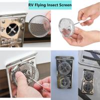 China 2.8 Inch Stainless Steel Mesh Flying Insect Screen for RV Furnace Vent Cover 2 Pack for sale