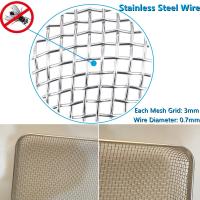 China 4.5 x 4.5 Inch Stainless Steel RV Furnace Vent Screen Mesh for Atwood Suburban for sale