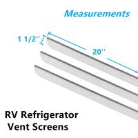 China 16'' RV Trailer Accessories Refrigerator Screen With 6 Zip Ties for sale