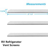 China 16'' RV Trailer Accessories Refrigerator Screen With 6 Zip Ties for sale