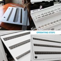 China 16'' RV Trailer Accessories Refrigerator Screen With 6 Zip Ties for sale