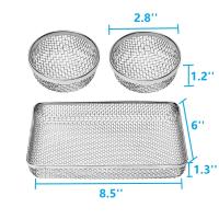 China Stainless Steel RV Insect Screens Heavy Duty Mesh Cover for Furnace Water Heater Vents 8.5x6 Inch for sale