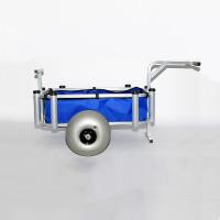 China Aluminum Frame Beach Fishing Cart 220 Lbs Capacity 12 Inch Balloon Wheels for sale