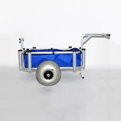 China Aluminum Frame Beach Fishing Cart 220 Lbs Capacity 12 Inch Balloon Wheels for sale