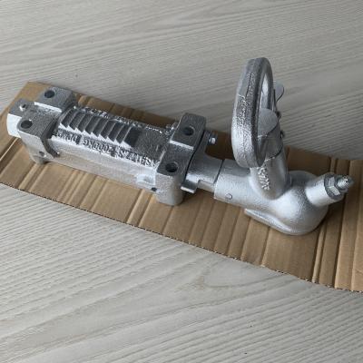 China Zinc Plated Override Adjustable Trailer Coupler 2000KG 50mm Ball for sale