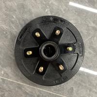 China Cupped Studded Trailer Drum Brake Hub 6 on 5.5 Inch 3500 lb Capacity for sale