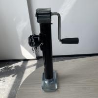 China 10 Inch Lift Tube Mount Agricultural Trailer Jack 2000 lbs Capacity Swivel Side Wind for sale
