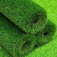 China Outdoor Natural Green Artificial Grass Turf Rug 2*25m Customizable For Garden Carpet for sale