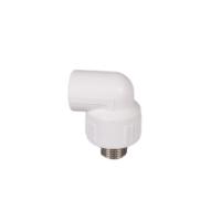 China Full PPR Pipe Fittings Size Plastic Water Tube PN25 Thread Adapter Elbow for sale