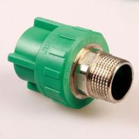 China PPR Fittings Adapter Concealed Elbow Stop Valve MT FT For PPR for sale
