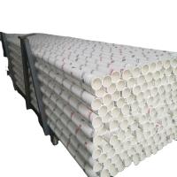 China White  PVC Plastic Water Pipe 63mm - 200mm Diameter Plastic Pipe Chemicals Resistance for sale