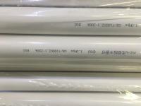 China White  PVC Plastic Water Pipe 63mm - 200mm Diameter Plastic Pipe Chemicals Resistance for sale