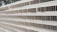 China Nine Hole Electrical Conduit Grid Tube Plastic Square PVC Pipe Fitting 1mm-5mm Thickness for sale
