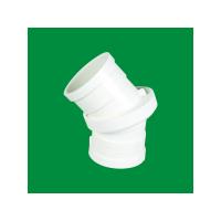 China UPVC Drain Pipe Elbow Joint Sewer And Drain Pipe Fittings Dn160x110mm Heat Resistance for sale